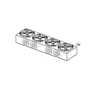 Car Audio Midrange Enclosure 4 x 6.5 2000Watts VOICEBOX® by Menace Audio® (MA-VB6525-4R) RED