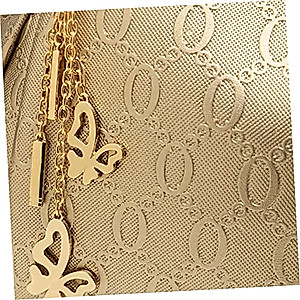 TENDYCOCO 3pcs set Tote Ladies Shoulder Supplies Purse Handle Satchel for Leather Women Pu Messenger Female Bag Gold Top Outdoor Handbag Travel