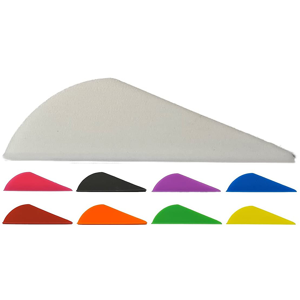 Sierra Archery - Arrow Vanes 2.0” | 50 Pack or 100 Pack | Multiple Colors Available | High Profile Design | Fletches for Hunting, 3D, Target Archery or Crossbows