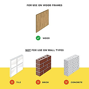 OOK 50207 20-Pound Steel D-Ring Hangers, 2-Pack