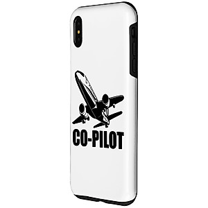 iPhone XS Max Vintage Airplane Flying Pilot Aircraft Co-Pilot Aviation-the Case