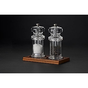 Cole & Mason Salt & Pepper Mill Tray, Brown Wood