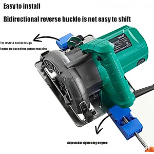 Adjustable Cutting Machine Base Guide,Electric Circular Saw Milling Positioning Clamp,Precision Wood Cutting Guide,Specially Designed for Precision Cutting and Milling Tasks,Woodworking Tools (1pc)