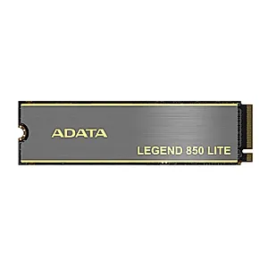 ADATA 500GB SSD Legend 850 LITE, NVMe PCIe Gen4 x 4 M.2 2280 Internal Solid State Drive, Speed up to 5,000MB/s, Storage for Gaming and PC Upgrades, High Endurance with 3D NAND