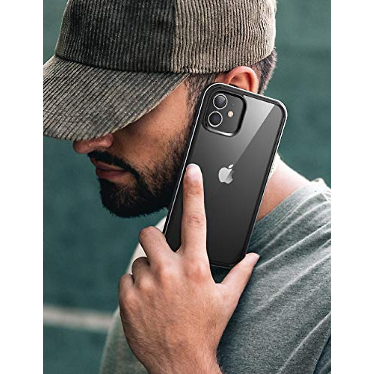 SUPCASE Unicorn Beetle Edge Series Case Designed for iPhone 11 (2019 Release) 6.1 Inch, Slim Frame Case with TPU Inner Bumper & Transparent Back (Black)
