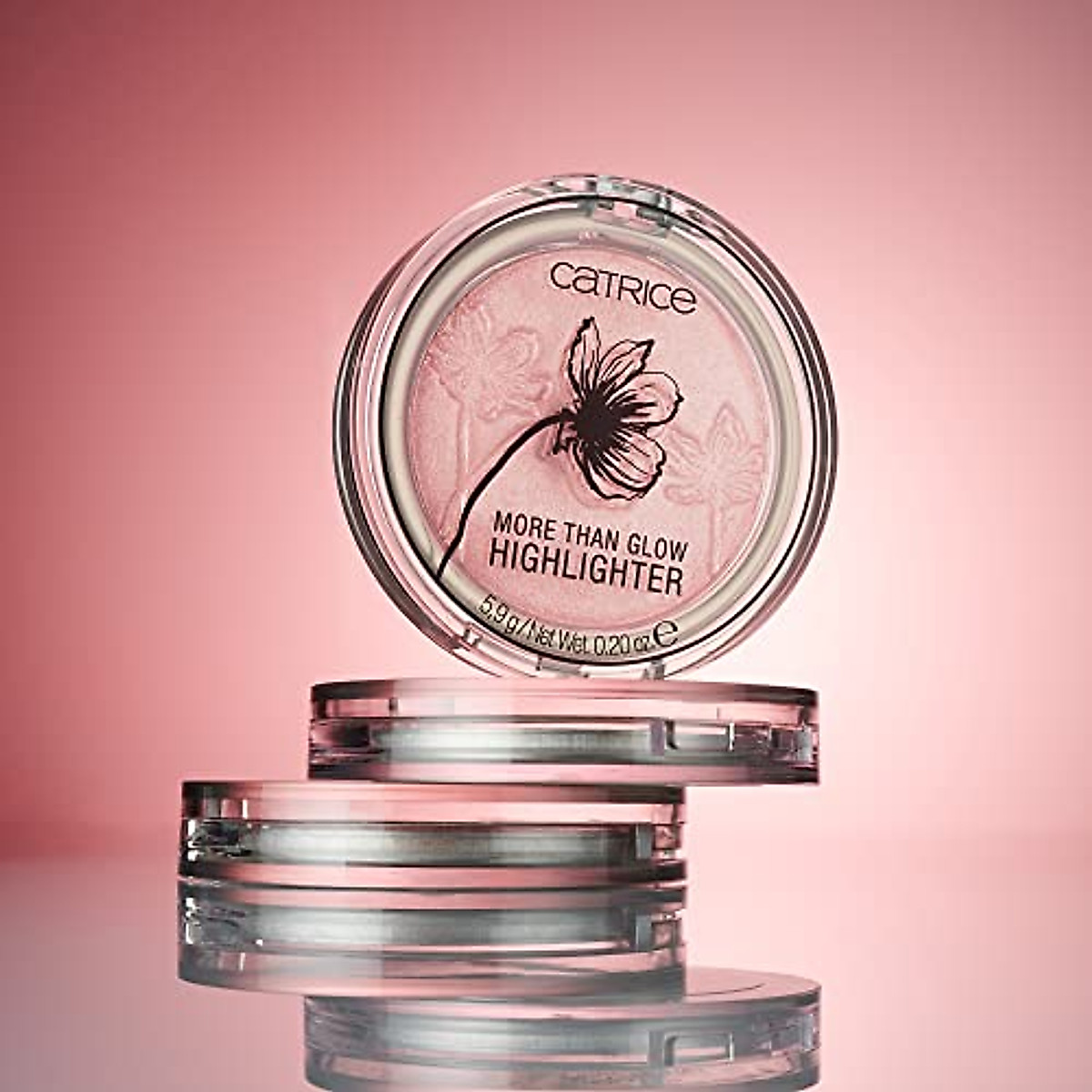 Catrice | More Than Glow Powder Highlighter | Silky Soft Texture for a Subtle Glow | Vegan & Cruelty Free (020 | Supreme Rose Beam)