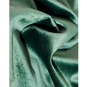 YuuTbiu Dark Green Knot Purse,Elegant Style Wrist Bag,Velvet Portable Wallet for Women middle