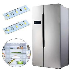 GEAIN SW-BX02B Refrigerator LED Light(2 pcs) for Magic Chef Refrigerator and Electrolux Refrigerator LED Light Board|Refrigerator LED Light Module Replacement ZBE2350HCA,DC 12V
