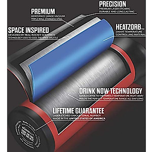 BurnOut Temperature Regulating 16 oz. Smart Mug - New Pop Top Lid (Black)