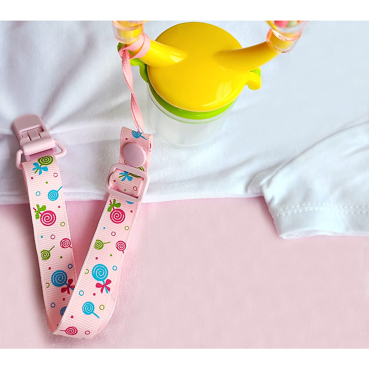 Baby Teething Toys, Alled Teethers for Newborn Infants Girls Boys, Teething Toy Silicone Freezer Safe,Freezable Teether with Baby Fruit Feeders/Hollow Teething Tubes/Holder Strap Clip/Storage Case