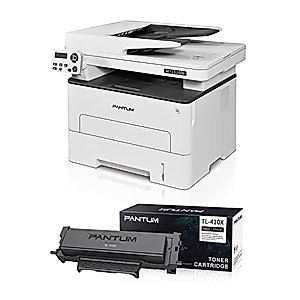 Pantum M7102DW Monochrome Wireless All-in-one ADF Multifunction Laser Printer, Auto Duplex, Copy＆Scan(W5G63B) with TL-410X