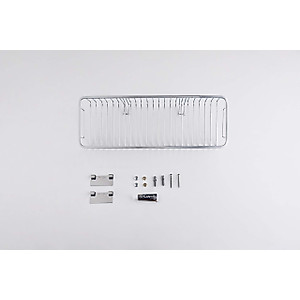 Wayime 16" Stainless Steel 304 No-Drilling Wall-Mounting Shower Caddy with Hook as Bathroom Shelf Kitchen Shelf