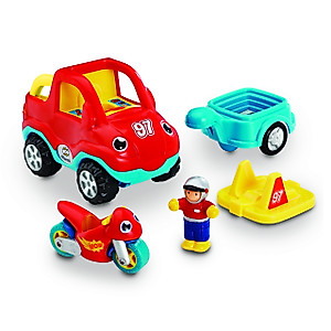 Wow 10716 Marco's Moto Team Toy (5 Piece), Red