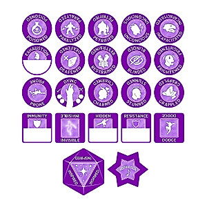 Gale Force Nine Bard Token Set, Multi