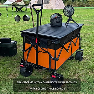 Picnic cart, car Cover Truck Dolly Foldable,330LB Capacity Portable Folding Hand Cart,Hand Truck Foldable Dolly with Retractable Handle (01)