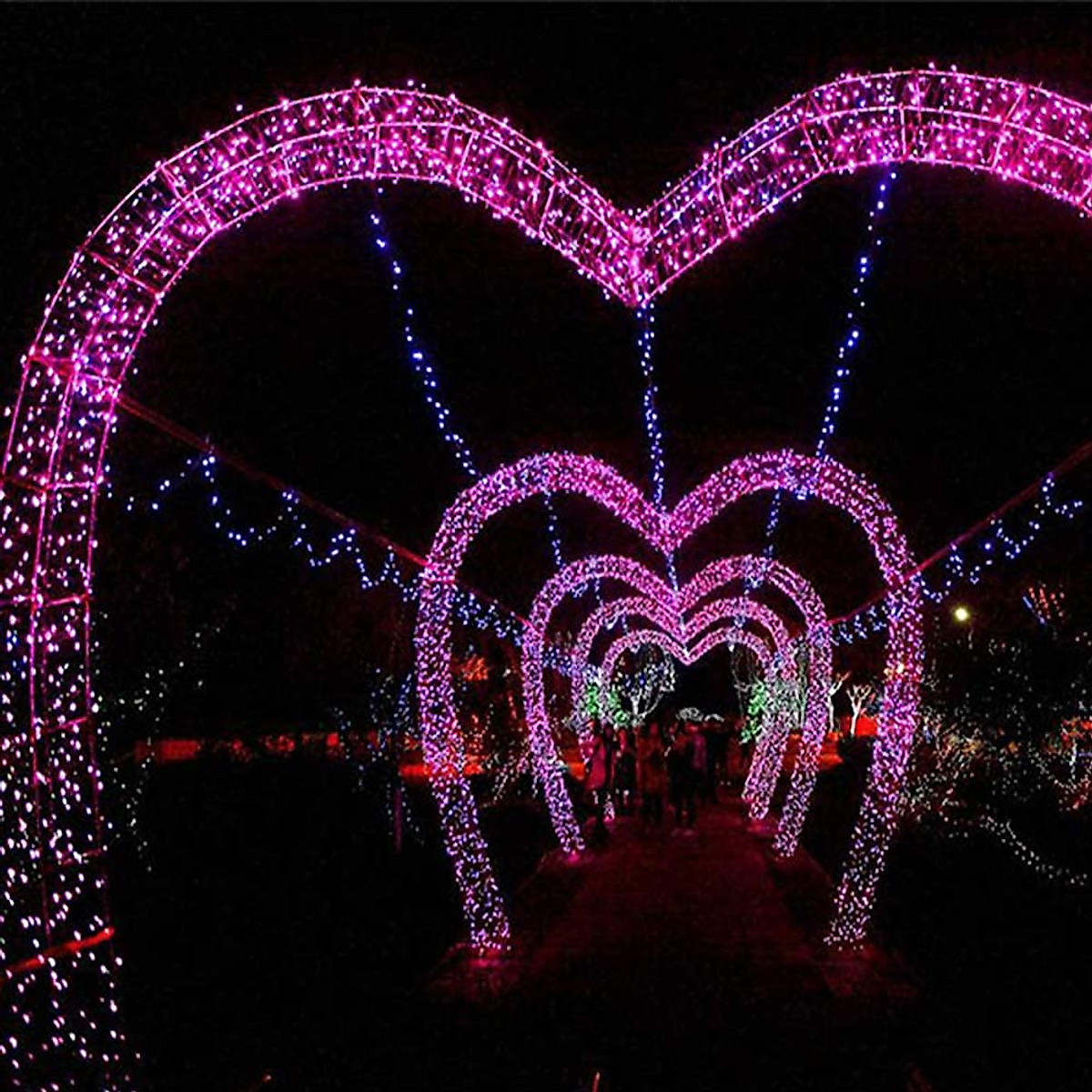 Solar String Lights AcaJoe Christmas Fairy Lights 1 Pack 33 Ft 100 LED 8 Modes Twinkle Lighting Outdoor Waterproof Solar Powered Tree Lights for Halloween Party Garden Decor