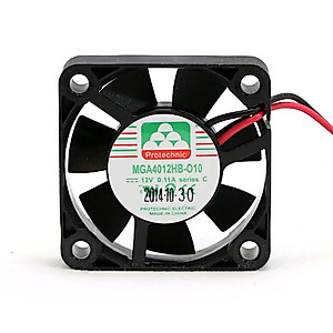 5 pcs package 40mm x 10mm fan ball bearing for 12V 3D printer replacement fan or 5V Raspberry Pi