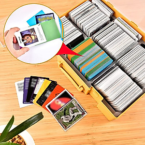 ALCYON Baseball Cards Storage Box, 2200+ Football Card Holder Organizer Case Compatible with Against Maturity, C.A.H MTG Deck/for Against Humanity/for Magic The Gathering Sports Cards (Box Only)