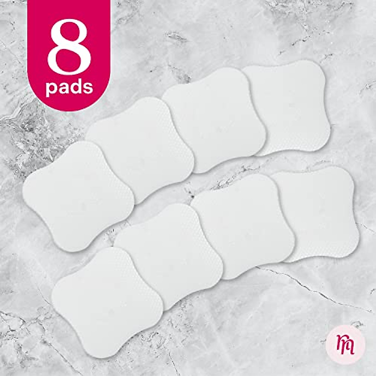 [8 Pads] Hydrogel Pads for Breastfeeding Soreness Support - Immediate Relief Nipple Gel Soothing Pads - Easy Apply Gel Nipple Pads for Breastfeeding - Reusable Form Adjusting Breastfeeding Gel Pads