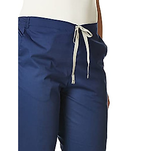 WonderWink Women's Wonderwork Flare Leg Scrub Pant, Navy, Medium