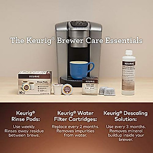Keurig Brewer Maintenance Kit, Includes Descaling Solution, Water Filter Cartridges & Rinse Pods, Compatible with Keurig Classic/1.0 & 2.0 K-Cup Pod Coffee Makers, 14 count