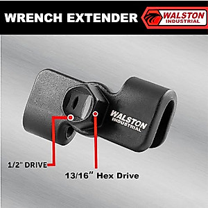 Walston Industrial GH100-701 Universal Wrench Extender Adapter Swench Wrench 1/2 Inch Breaker Bar Wrench Extender Mechanics Tool