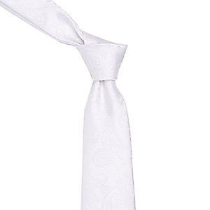 KissTies Mens Necktie Paisley Tie + Gift Box