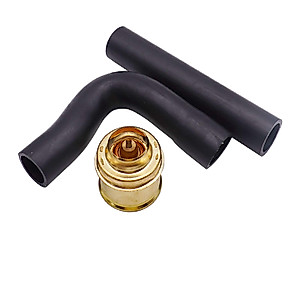 Upper & Lower Radiator Hose Thermostat Kit 2N8260 8N8286 B2NN8575A Replacement for Ford 8N