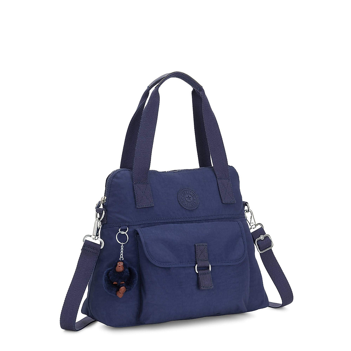 Kipling Pahneiro Handbag Ink Blue Tonal