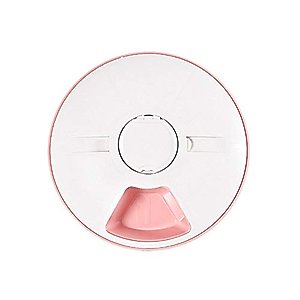 ZZK Pet Bowl pet Supplies six Grid Dog/cat pet Feeder timed Reminder Voice Dry and Wet Food LCD programmable Automatic Dispenser,A