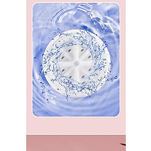 HUANGY Mini Portable Foldable Washing Machine Baby Clothes Underwear Personal Camping RV Travel Home Small Washing Machine Portable USB Powered Ultrasonic Vibrating Laundry Tray