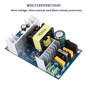 Zerone AC 100-240V to DC 24V 6-9A Switching Electricity Supply Module 150W High Power Industrial DC Electricity Supply Bare Board