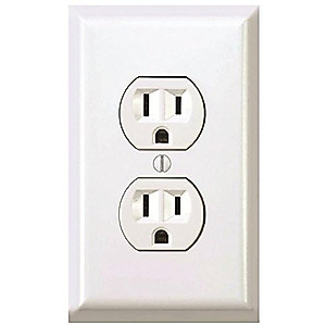 Fake Electrical Outlet Stickers - Stick on Outlet for Funny Pranks (12, Power Outlet)