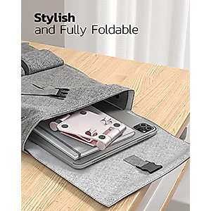 Nulaxy A4 Cell Phone Stand, Fully Foldable Adjustable Desktop Phone Holder Cradle Dock Compatible with Phone 13 12 11 Pro Xs Xr X 8, Nintendo Switch Tablets (7-10") All Phones - Rose Gold