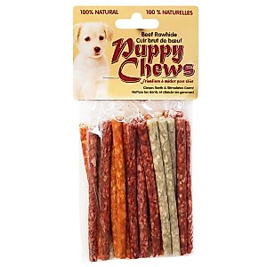 Funchew Pp-010796 Assorted Flavors 5" Puppy Or Small Dog Munchie Sticks Rawhide Chews (30 Pack), Small