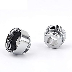 1pc Stainless Steel 3/4" Female Thread to M22 Connector for Faucet Fittings Tap Adapter Water Gun Water Purifier Accessory (F)