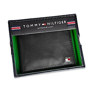 Tommy Hilfiger Men's Leather Wallet- Bifold With RFID Technology