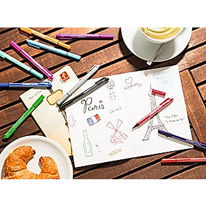 Nylon Tip Writing Pen - STABILO pointMax - Wallet of 24 - Assorted colors