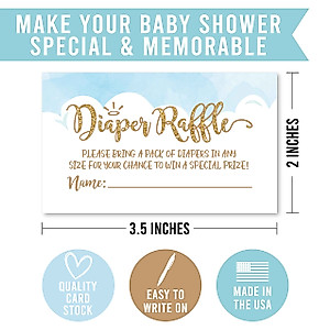 25 Baby Shower Diaper Raffle Tickets For Baby Shower Boy - Heaven Sent Baby Shower Games For Boys, Diaper Raffle Cards, Baby Raffle Tickets, Baby Shower Invitation Inserts, Baby Shower Ideas