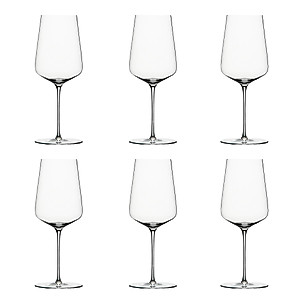 Zalto Denk'Art Universal Hand-Blown Crystal Wine Glasses I Set of 6 Glasses
