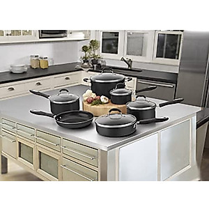 Cuisinart 11-Piece Set Advantage Nonstick Cookware, Black