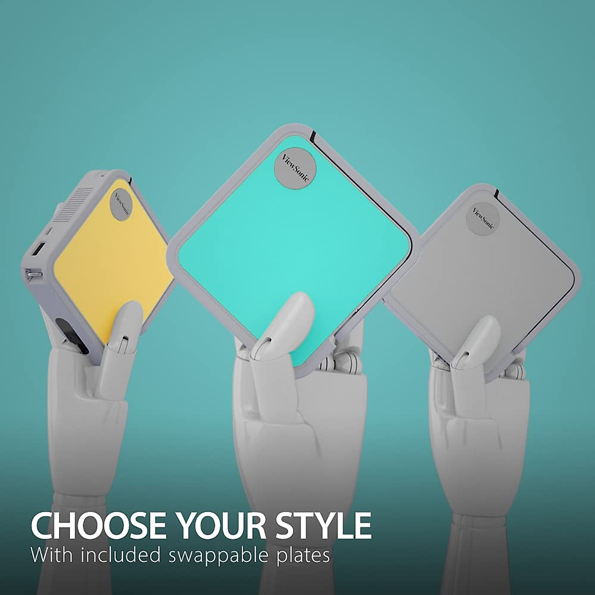 ViewSonic M1 Mini+ Ultra Portable LED Projector with Auto Keystone, Bluetooth JBL Speaker, HDMI, USB C, Stream Netflix with Dongle (M1MINIPLUS)