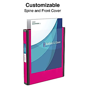 Staples 651746 1.5-Inch 3-Ring Better Binder Pink (13569-Cc)