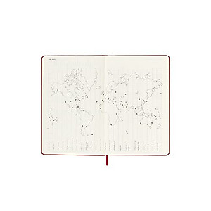 Moleskine Limited Edition Le Petit Prince 12 Month 2023 Weekly Planner, Hard Cover, Large (5" x 8.25"), Rose