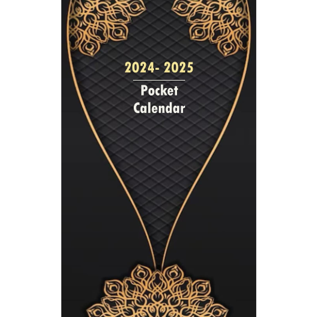 2024-2025 Pocket Calendar: Purse Size 4 x 6.5 - 2 Years Monthly Planner for Purse / from January 2024 to December 2025: each month/ 2 pages – ... Contacts, Pasword Log, Holiday ... and more