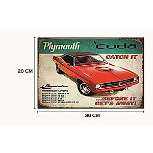 LHZJ Fashionable I Want to Believe in UFO Aliens. Retro Decorative Metal Tin Sign 8x12 inches