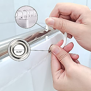 KOMLLEX Green Chic Abstract Shower Curtain for Bathroom Decor 60Wx72H Inches Boho Leaves Tropical Mid Century Simple Minimalist Fancy Modern Fabric Waterproof Polyester 12 Pack Hooks