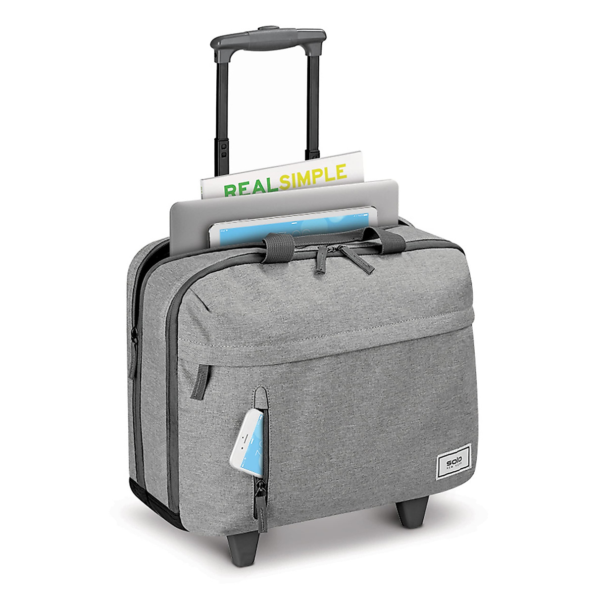 Solo Re:Start Rolling 15.6" Laptop Bag, Grey