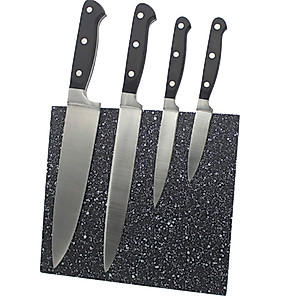 LLRYN Magnetic Kitchen Knife Block-Free Standing Knife Set Holder-Stylish Kitchen Knife Display -Magnetic Stand for Beautiful Kitchen Decor (Color : A)