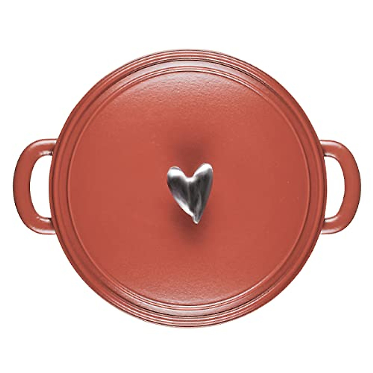 Ayesha Curry Kitchenware Enameled Cast Iron Dutch Oven/Casserole Pot with Lid, 6 Quart, Redwood Red